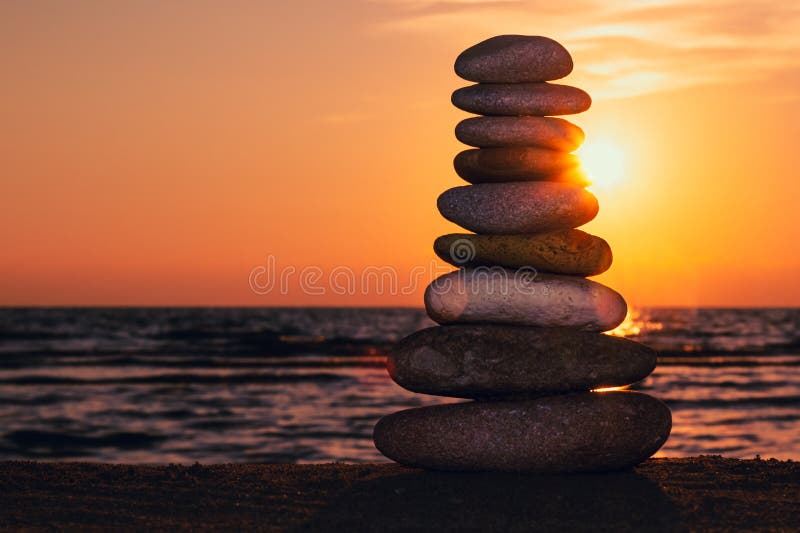 414 Rocks Stacked Sunset Stock Photos - Free & Royalty-Free Stock ...