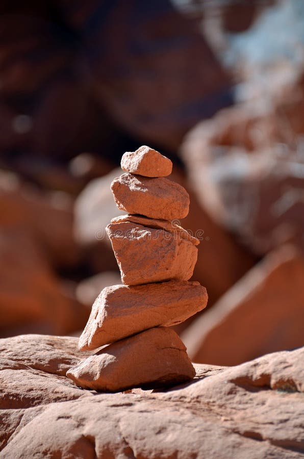Stacked Rocks stock photo. Image of wilderness, desert - 53532670
