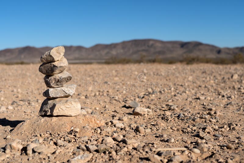 Stacked Rocks on Rocky Ground Stock Photo - Image of summer, nature ...