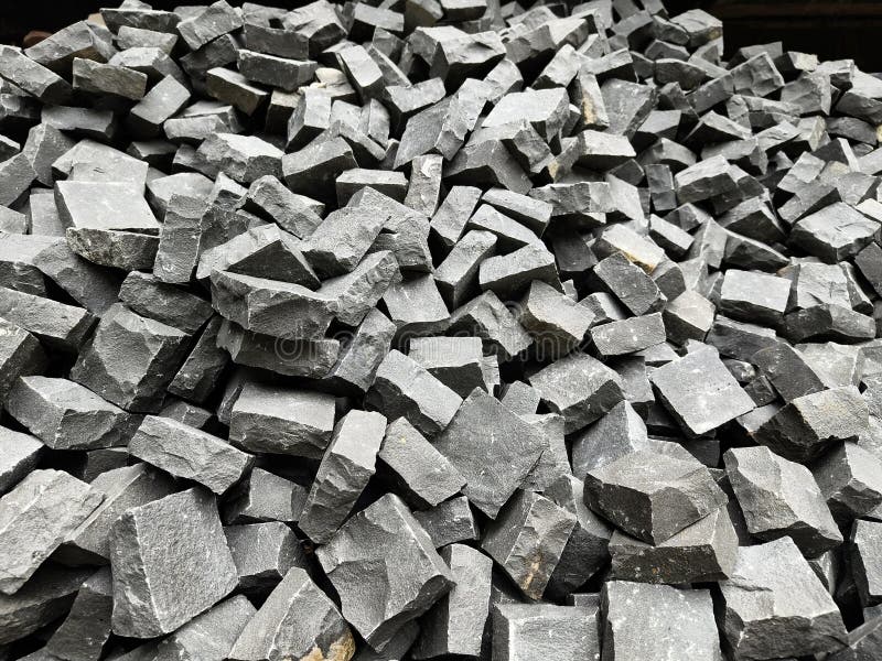 Stacked Rocks Showcasing Natural Material in Construction Stock Image ...