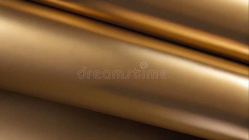 Stacked Rolls of Shiny Gold Wrapping Paper Stock Illustration ...