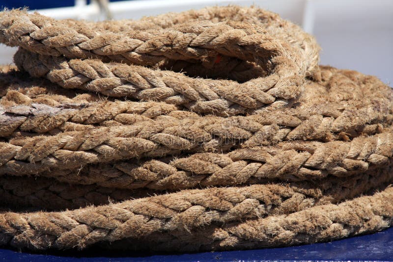 Stacked rope stock image. Image of tackle, heavy, ship - 44516869