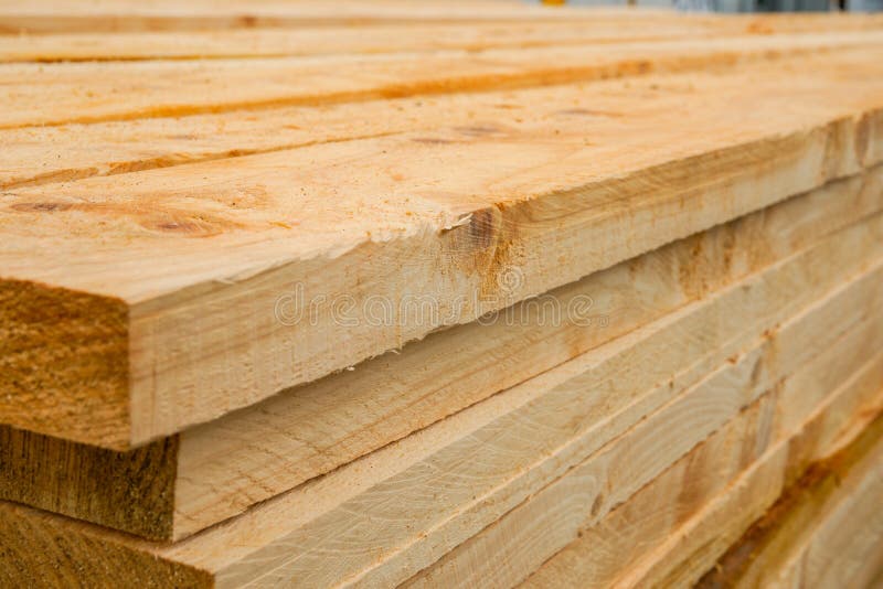 Stacked Rough Sawn Timber Planks Stock Photo - Image of macrocarpa ...