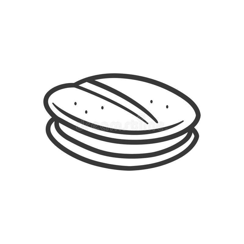 AI-Generated Stacked Bread Icon Stock Vector - Illustration of tasty ...