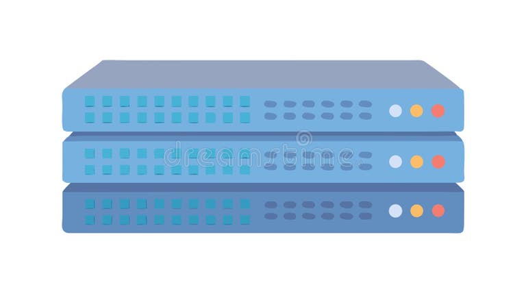 Stacked Servers Icon, Data Storage, it Infrastructure, Computing ...