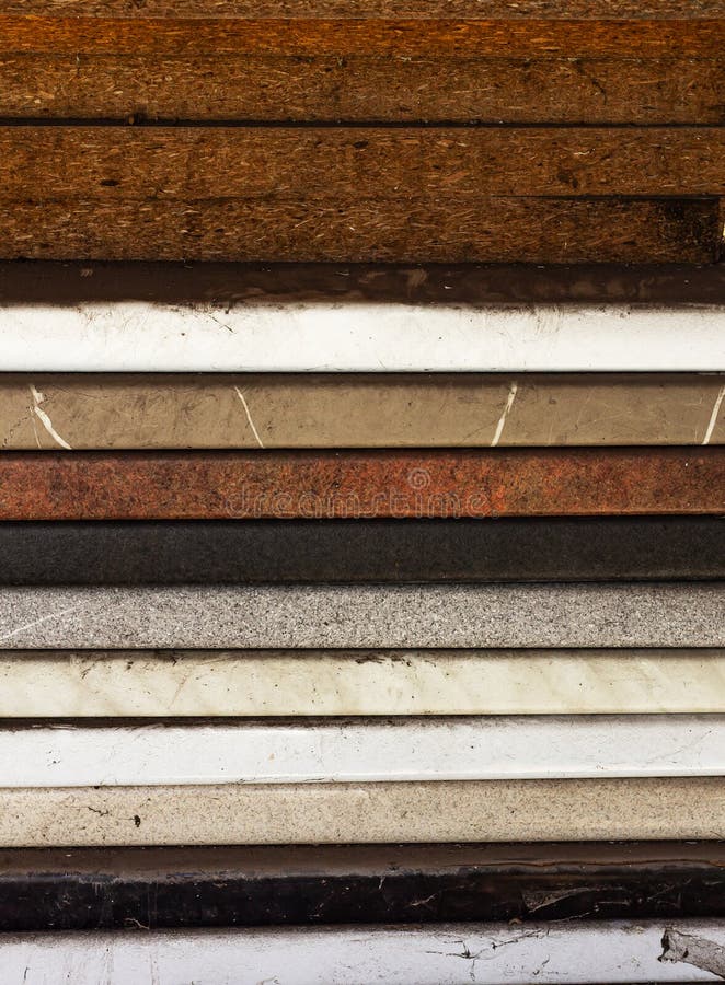 Stacked Sheets of Chipboard, Varying in Color and Texture. Stock Image ...
