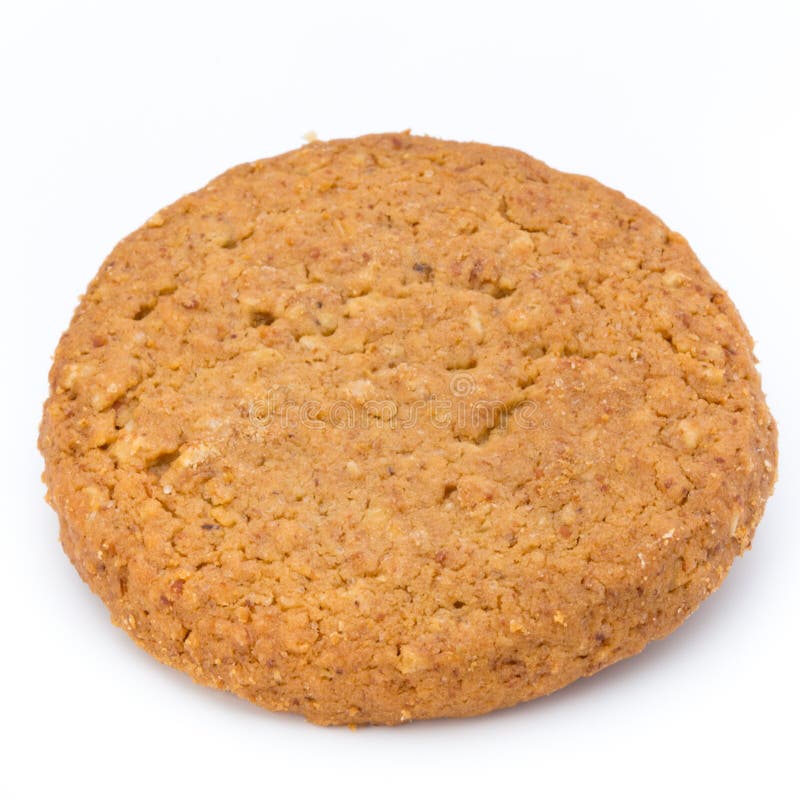 Stacked Short Pastry Cookies on White Background. Stock Image - Image ...