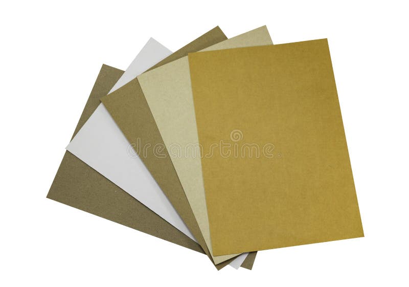 Stacked A4 Size Industrial Recycle Kraft Paper for Sample Stock Image ...