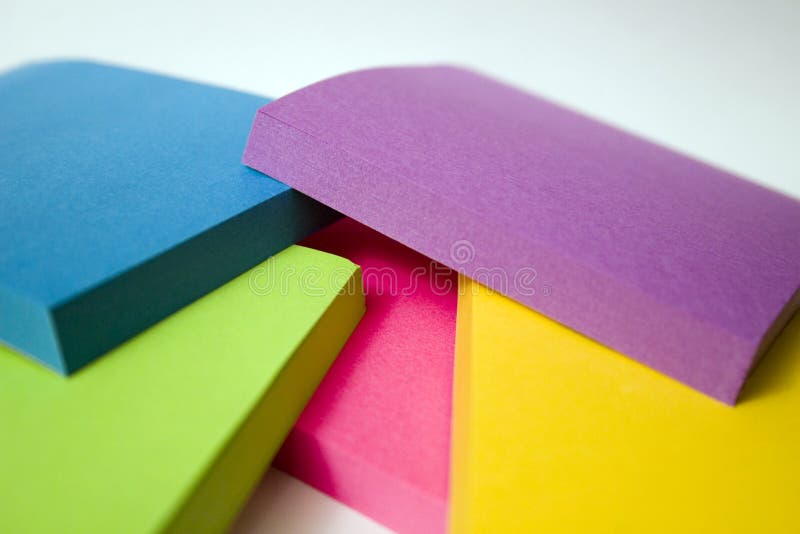 Stacked Sticky Notes Picture. Image: 3348602