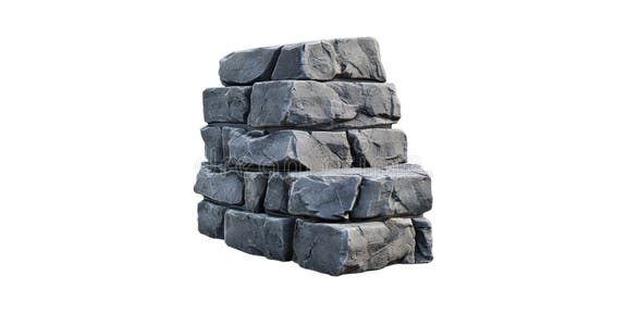 Stacked Stone Blocks. Construction and Architectural Design Elements ...