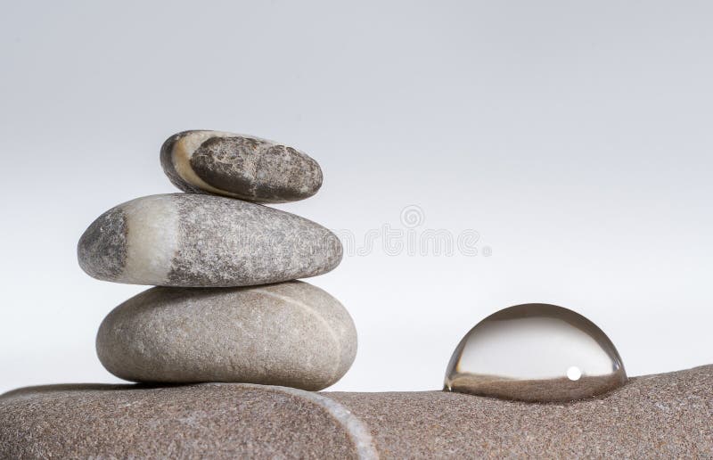 Stacked Stone Pebble Arrangement Stock Photo - Image of rock, together ...