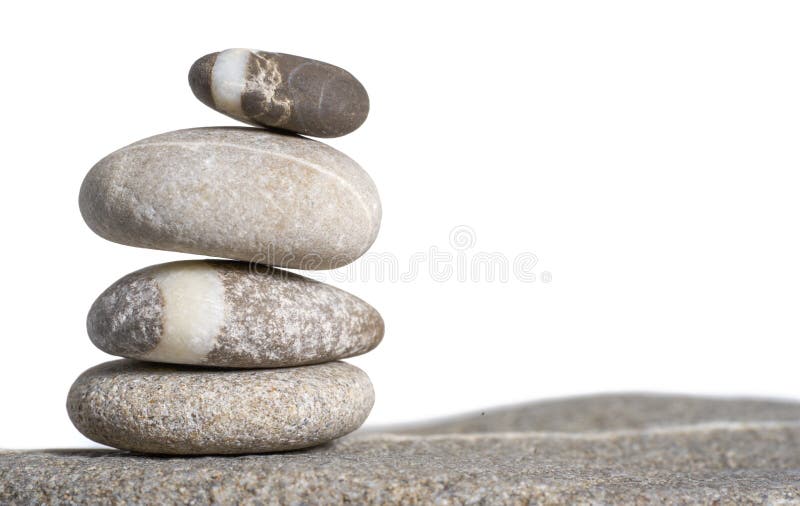 Stacked Stone Pebble Arrangement Stock Photo - Image of simplicity ...