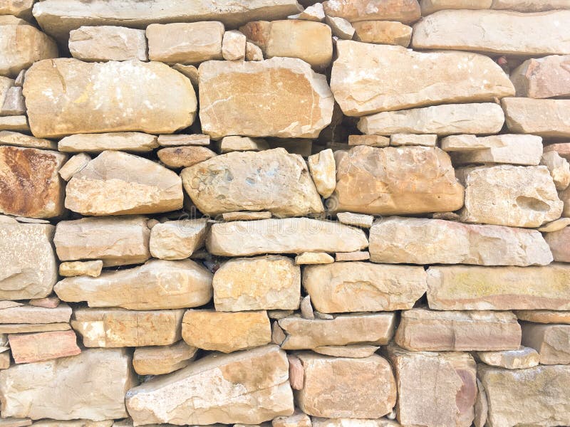 Stacked Stone Wall Background Horizontal. White Stone Tile Texture ...