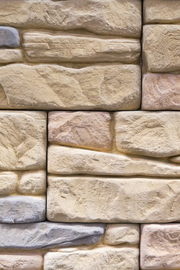 Stacked Stone Wall, Natural Stone Cladding. Stone Wall for Background ...