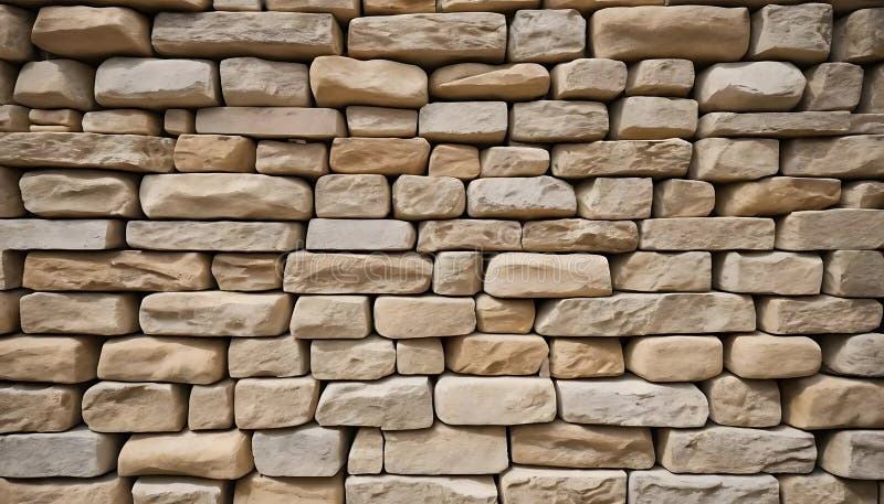 Stacked Stone Wall Pattern Background for Architecture Stock Illustration - Illustration of ...