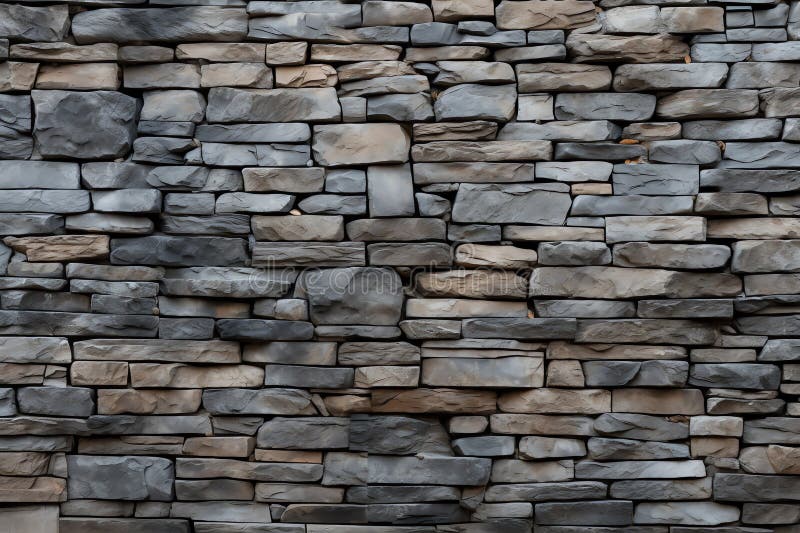Stacked Stone Wall Texture XXL Stock Image - Image of granite ...