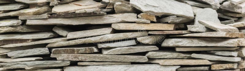 Stacked Stone Wall Texture stock image. Image of home - 136717773