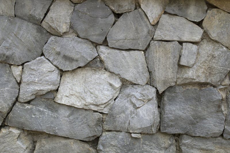 Stacked Stones Form a Wall for a Background or Texture Stock Image ...