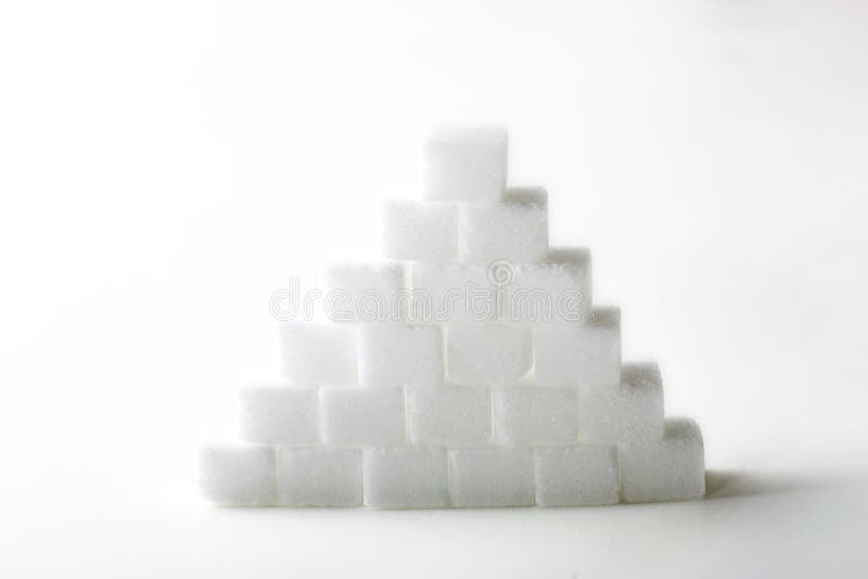 Stacked sugar cubes stock photo. Image of closeup, sweet - 40760336