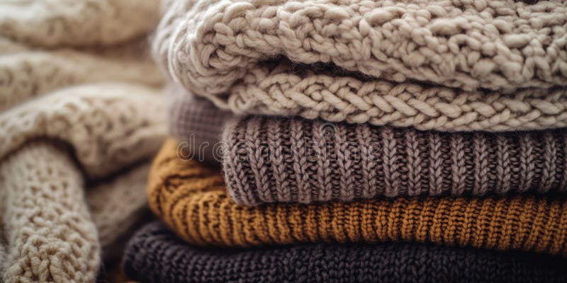 Stacked Sweaters stock image. Image of fabric, stack - 378740523
