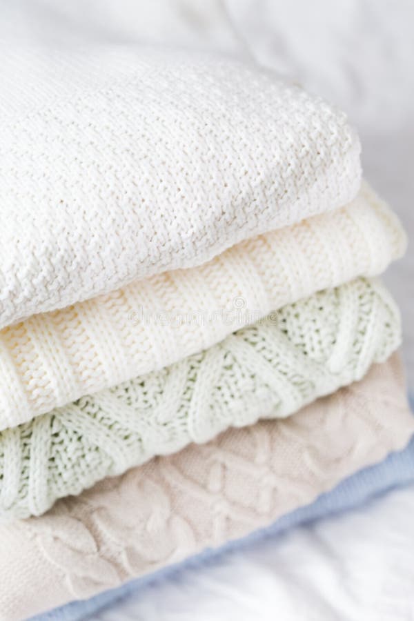 Stacked sweaters stock image. Image of clothing, pattern - 66933547