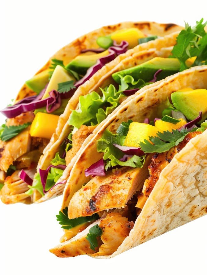 Stacked Tacos stock image. Image of decoration, culinary - 374314887