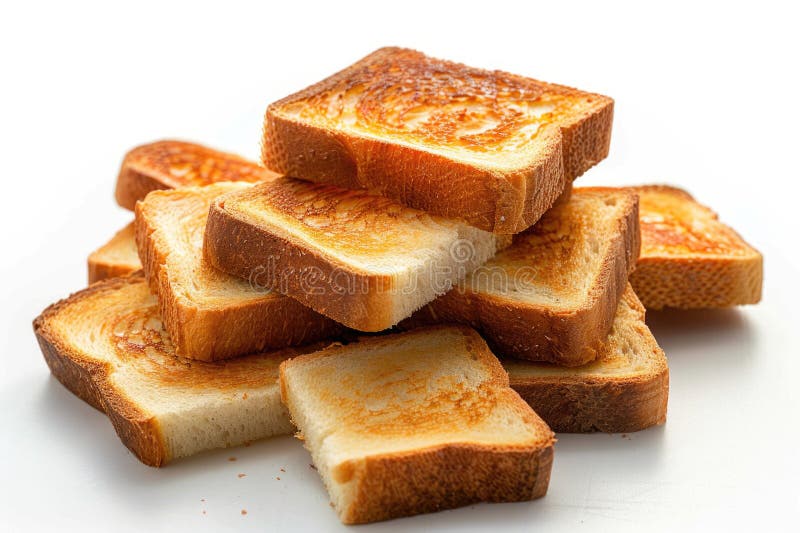 Stacked Toast stock photo. Image of time, platter, styling - 372001564