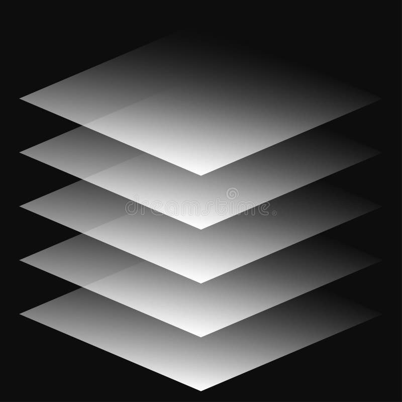 Stacked Tower Abstract Server, HDD, Hosting or Building Construction ...