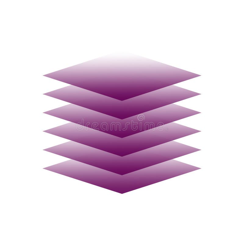 Stacked Tower Abstract Server, HDD, Hosting or Building Construction ...