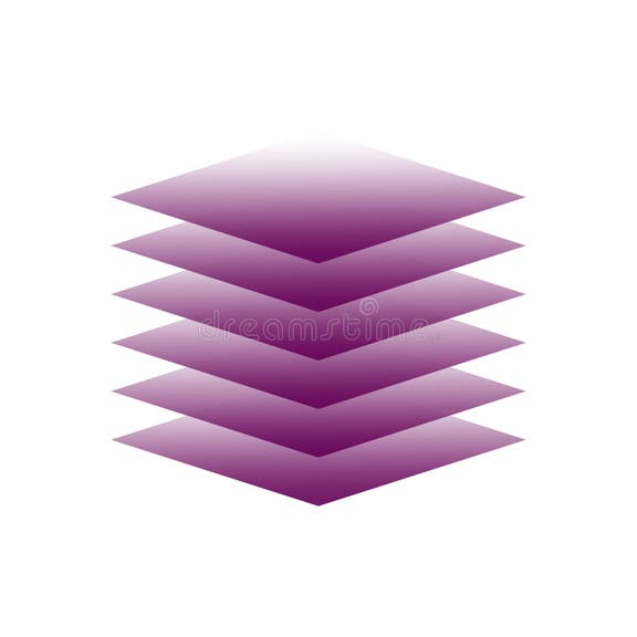 Stacked Tower Abstract Server, HDD, Hosting or Building Construction ...