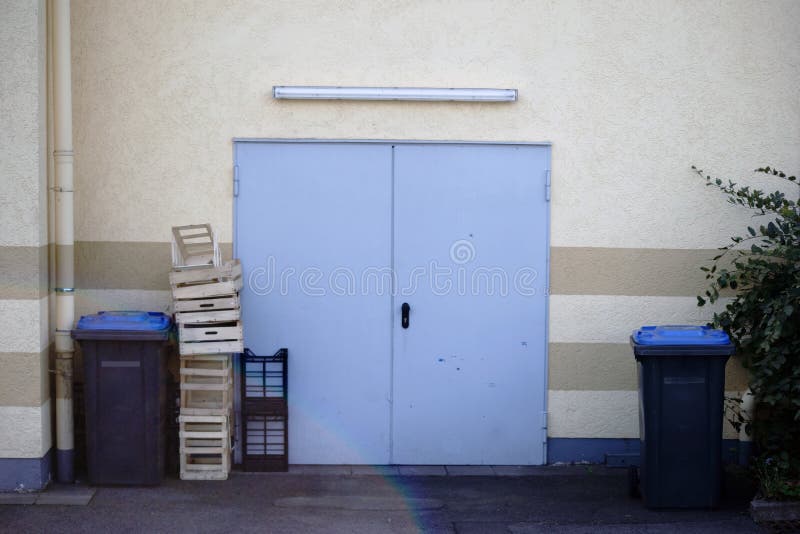 Goods Receipt in the Backyard Stock Photo - Image of crate, rainbow ...