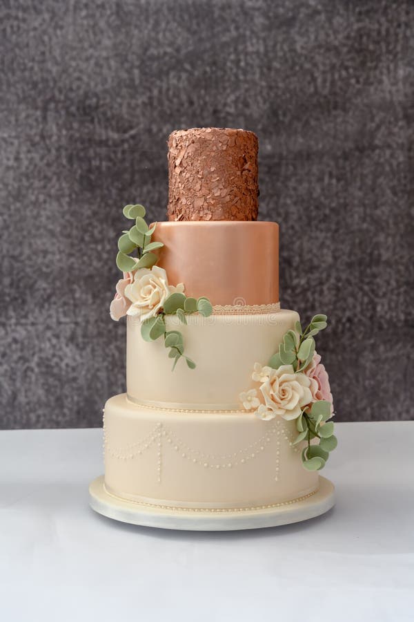 Stacked Wedding Cake stock image. Image of event, decorate - 144096869