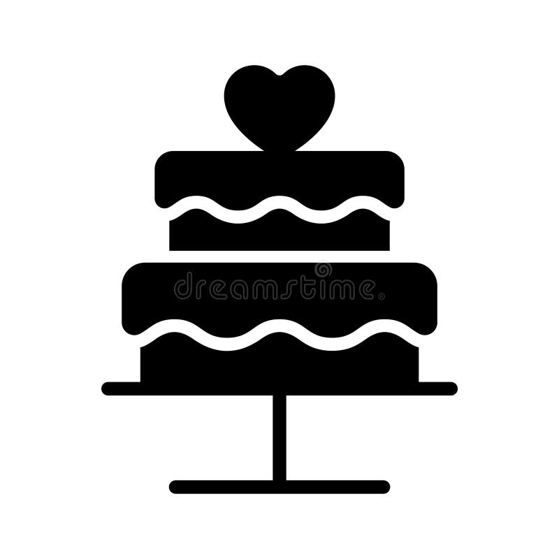 Stacked Wedding Cake Vector Design, Ready To Use Icon Stock Vector ...