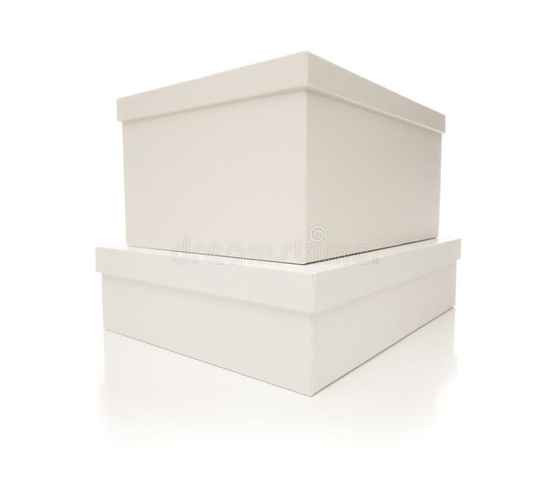 5+ Stacked white boxes lids isolated Free Stock Photos - StockFreeImages