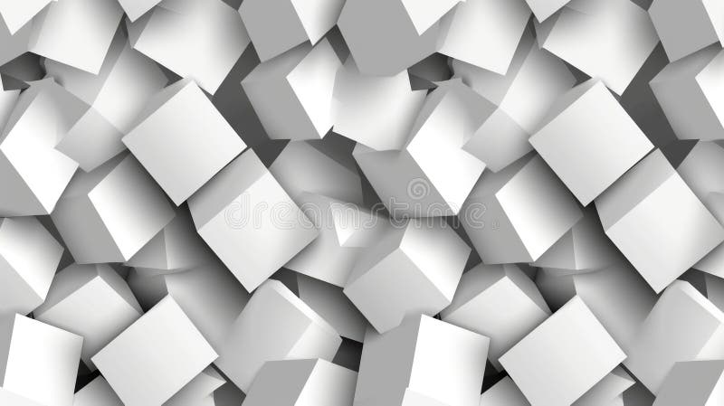 Stacked white cubes stock photo. Image of geometric - 373439444