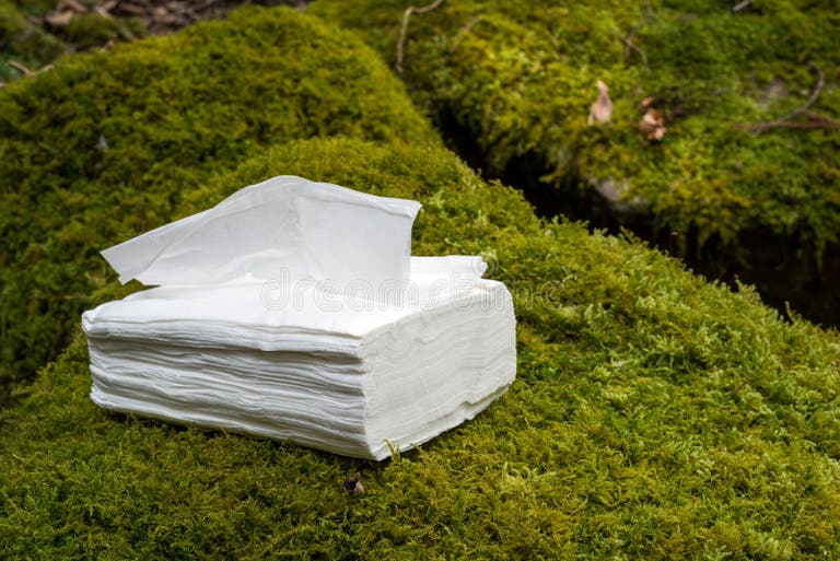 Stacked white tissues stock image. Image of essential - 181114973