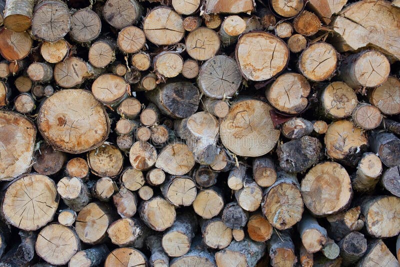Stacked Wood Background stock image. Image of environment - 48610733