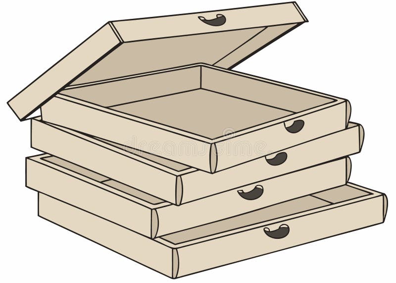 Stacked Wooden Boxes Open for Storage and Organization Minimalist ...