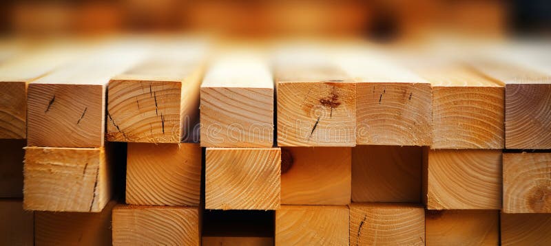 Stacked Wooden Planks in a Construction Yard during Daytime with ...