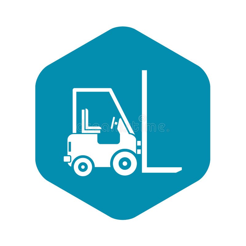 Stacker Loader Icon, Simple Style Stock Vector - Illustration of ...