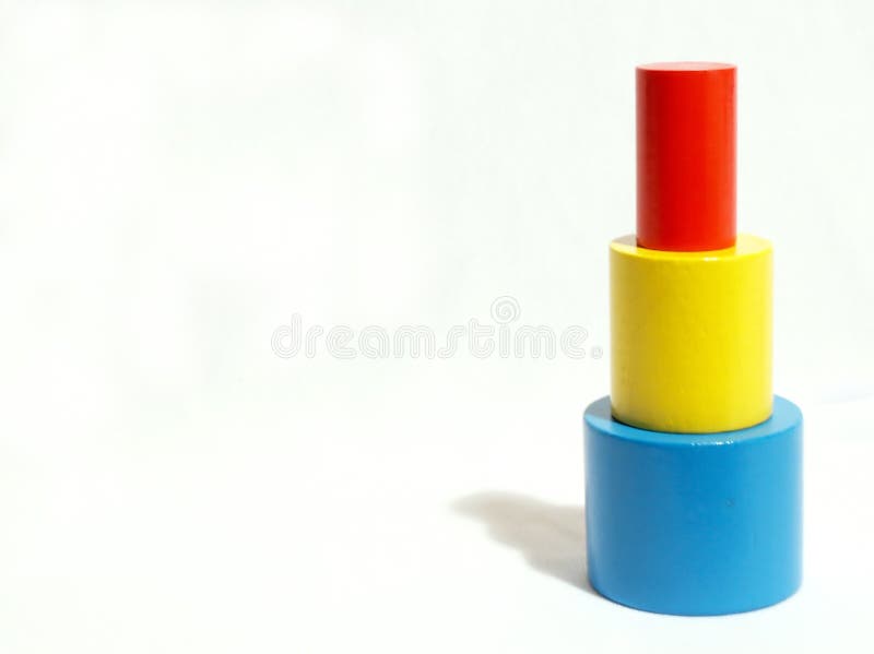 Stacking blocks stock image. Image of childhood, baby, wooden - 435259