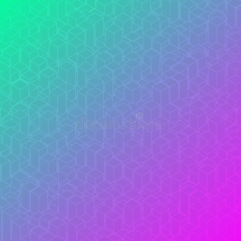 Stacking of cubes. stock vector. Illustration of blue - 135805289