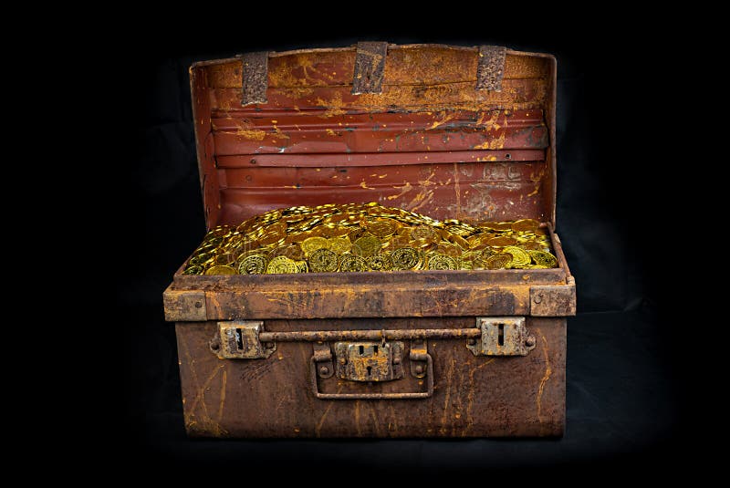 Stacking Gold Coin in Treasure Stack Stock Image - Image of earnings ...