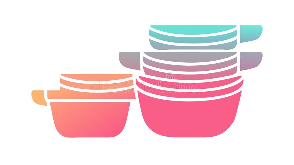 Stacking Pots and Pans Vector for Kitchen Cookware, Vector Design ...
