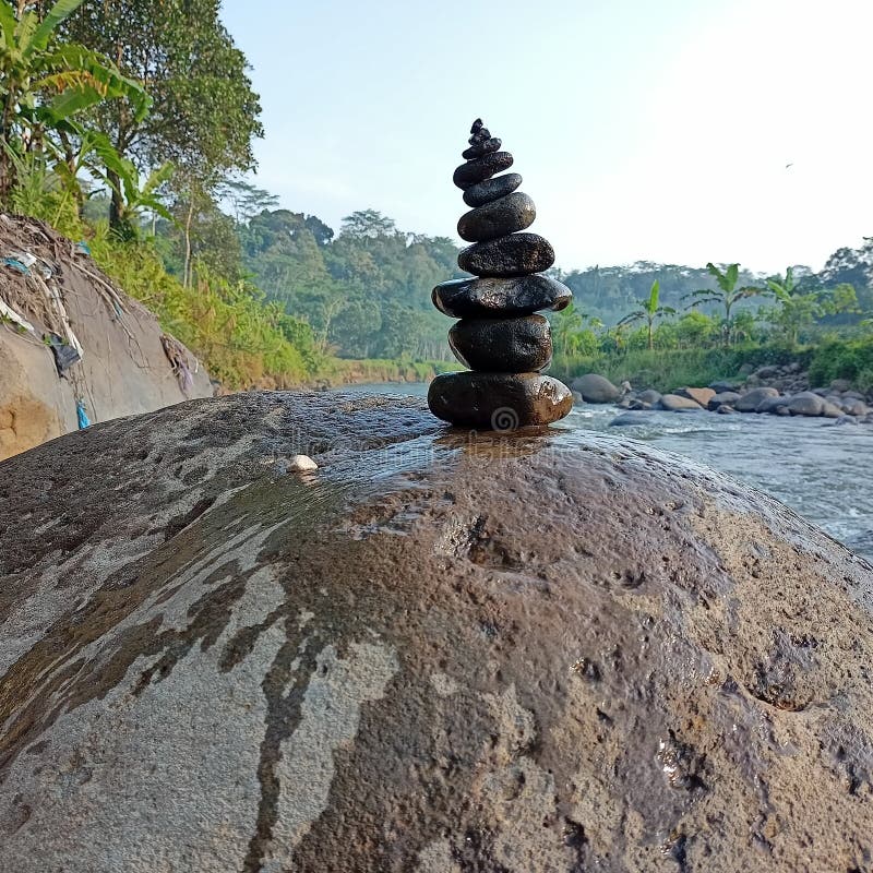 Stacking stone stock photo. Image of geology, soil, cliff - 219419922