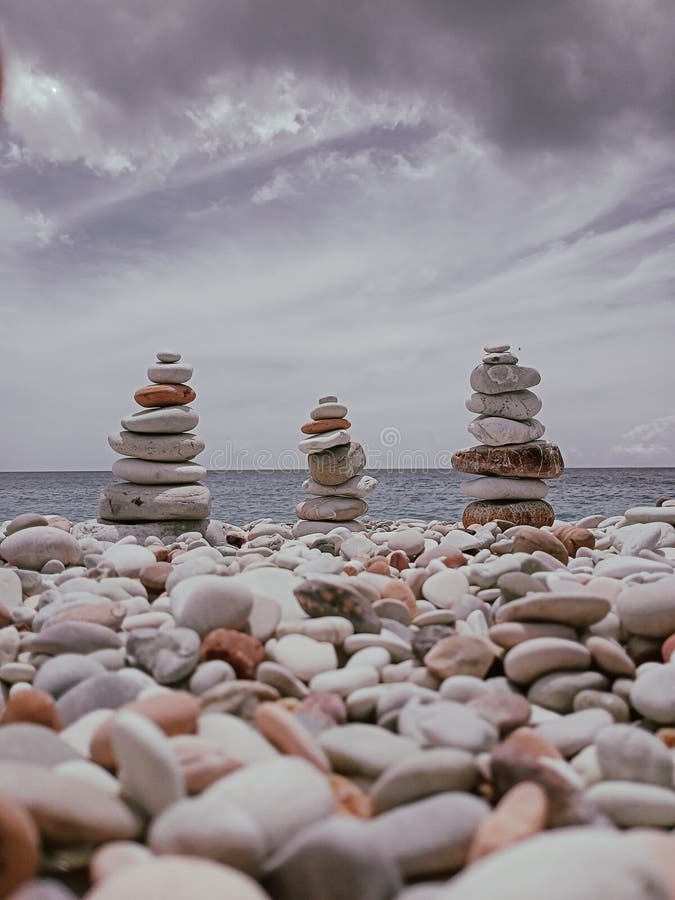 Stacking stones stock image. Image of kupang, stones - 210275051