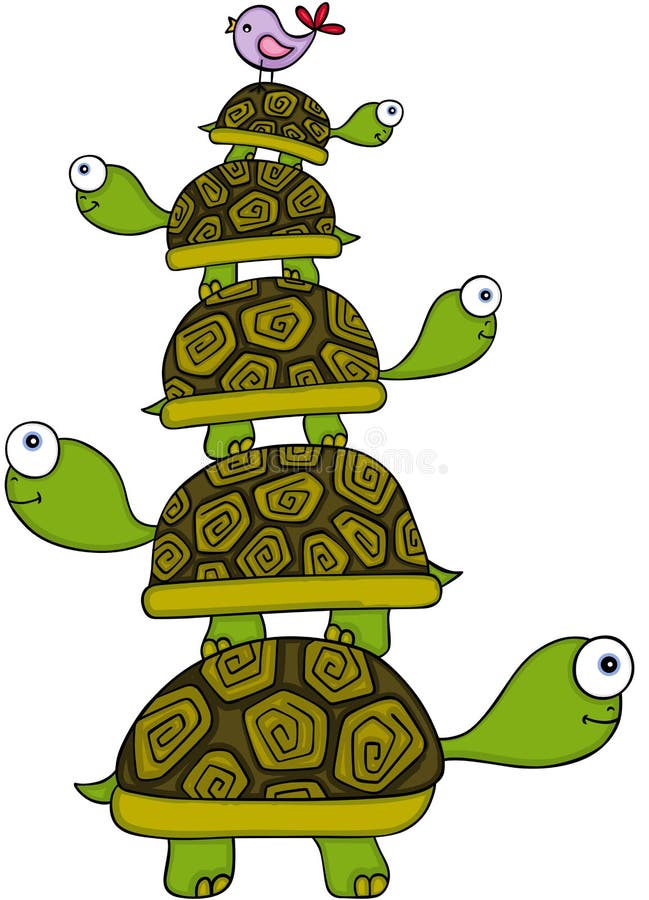 Stacking Turtles Stock Illustrations – 11 Stacking Turtles Stock ...