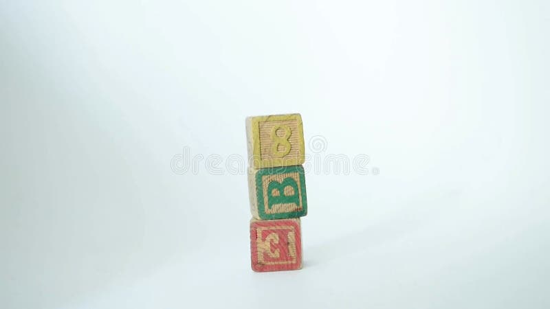 Stacking Wooden Blocks Piled Up Stock Footage - Video of terpencil ...