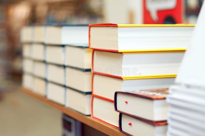Stacks of books stock image. Image of paper, school, brown - 38919649