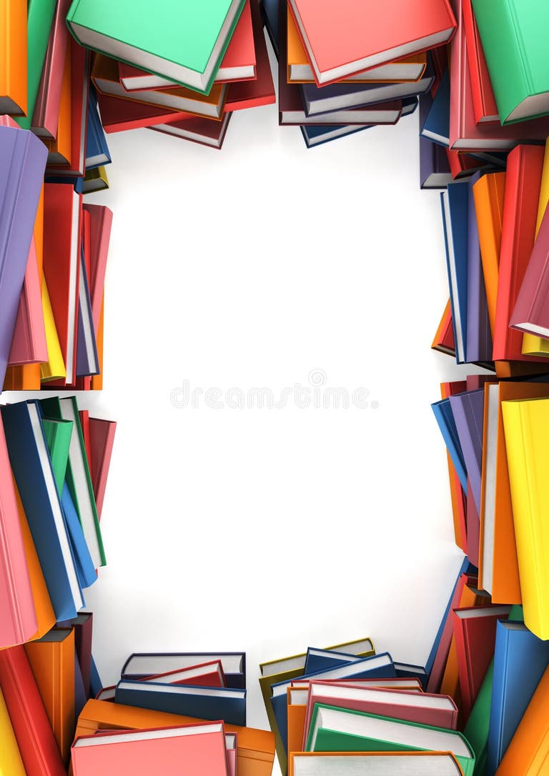 Reading Books Border Stock Illustrations – 743 Reading Books Border ...